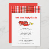 Lobster Clambake Summer Cookout Invitation | Zazzle