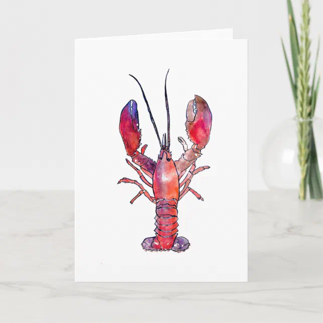 Lobster Greeting Card | Zazzle