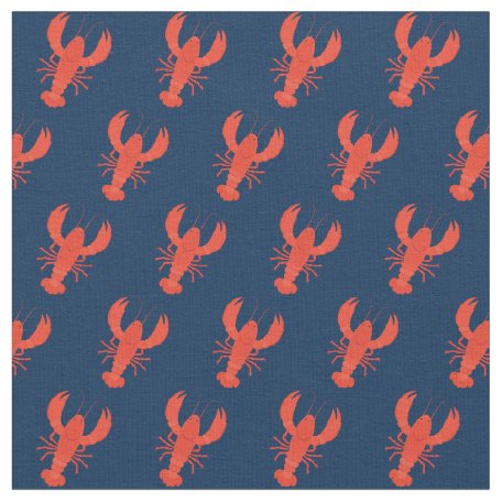 Lobster Fabric | Zazzle.com
