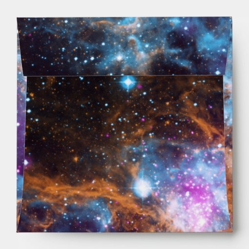 Lobster Nebula - Cosmic Winter Wonderland Envelope | Zazzle