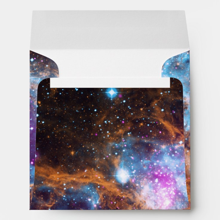 Lobster Nebula - Cosmic Winter Wonderland Envelope | Zazzle