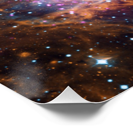 Lobster Nebula - Cosmic Winter Wonderland Poster | Zazzle