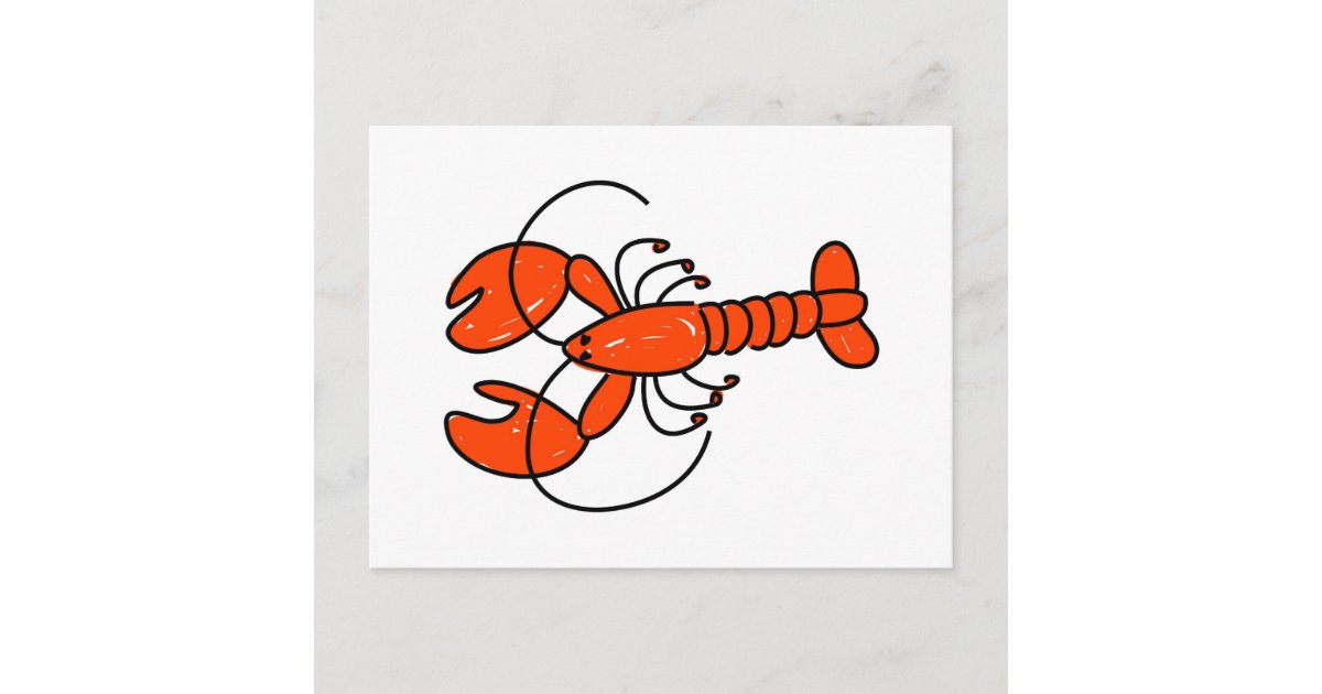 lobster postcard | Zazzle