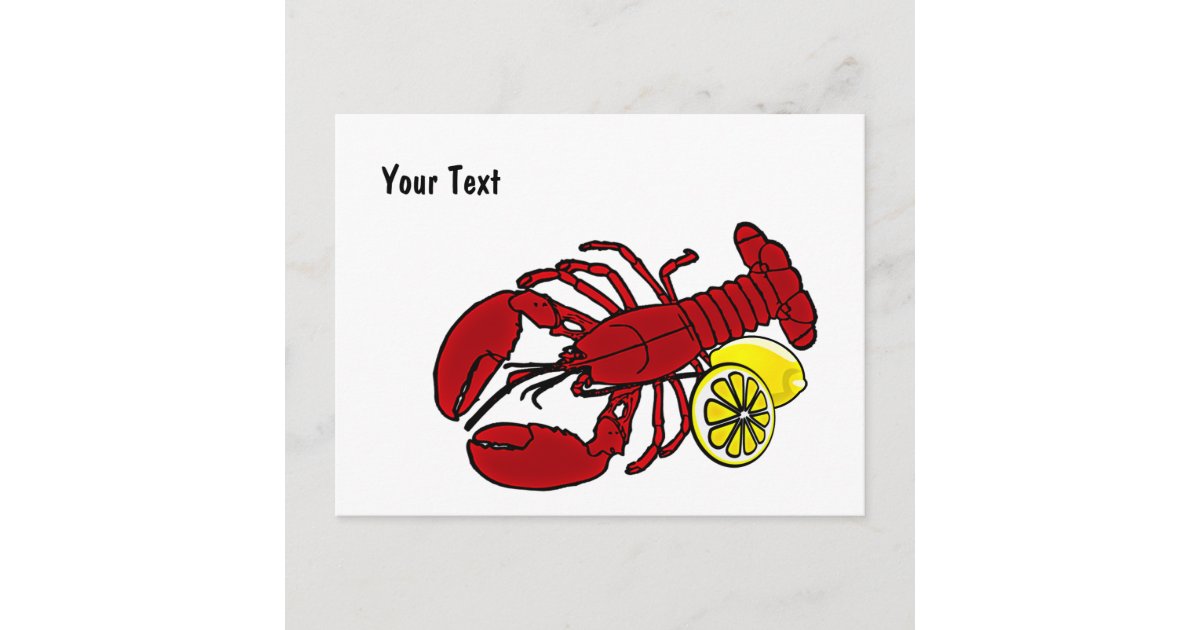 Lobster Postcard - Maine Lobster Postcard | Zazzle