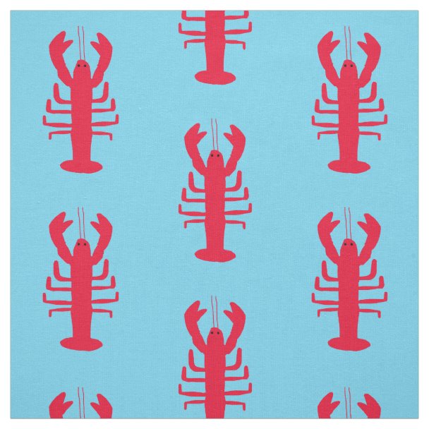 Lobster Fabric | Zazzle.com