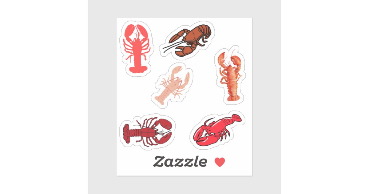 Lobster Stickers | Zazzle