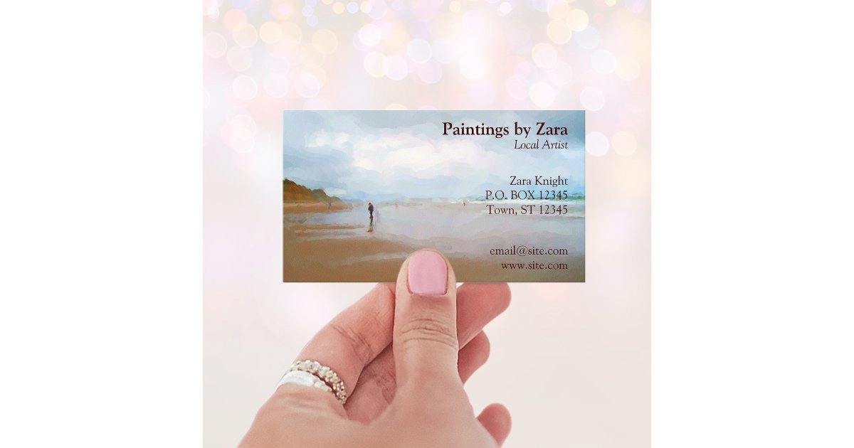Local Artist or Painter Business Card | Zazzle