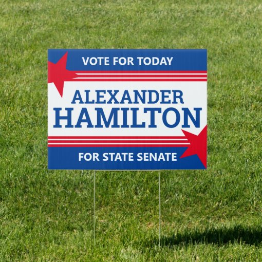 Local Election Candidate Politician Yard Sign | Zazzle