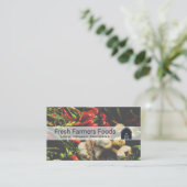 Local Organic | Farmers Market Fresh Produce Business Card | Zazzle
