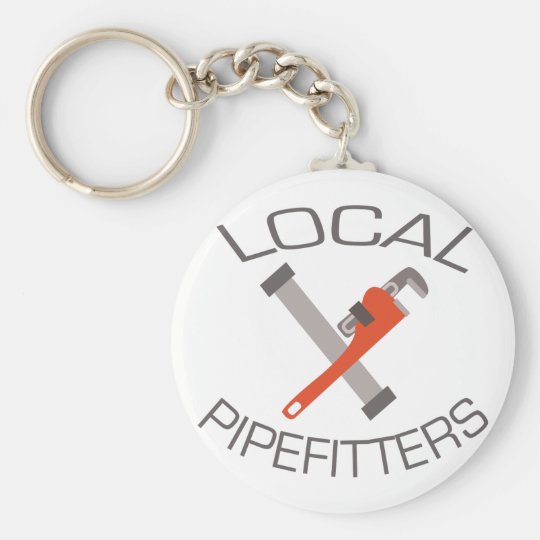 Local Pipefitters Keychain | Zazzle.com
