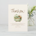 Locally Grown Baby Shower Party Thank You Card | Zazzle