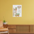 Locally Grown Farm Rustic Baby Shower Welcome Poster | Zazzle