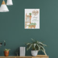 Locally Grown Farm Rustic Baby Shower Welcome Poster | Zazzle