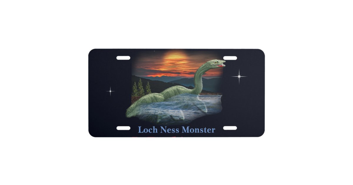 Lochness Monster License Plate | Zazzle