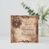 Lock and Key Wedding Invitation | Zazzle