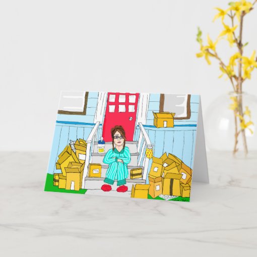 Lock Down Social Distancing Isolating Humor Card | Zazzle