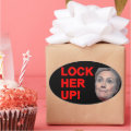 Lock Her Up Oval Sticker | Zazzle
