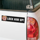 Lock Him Up - Anti Traitor President Trump Bumper Sticker | Zazzle