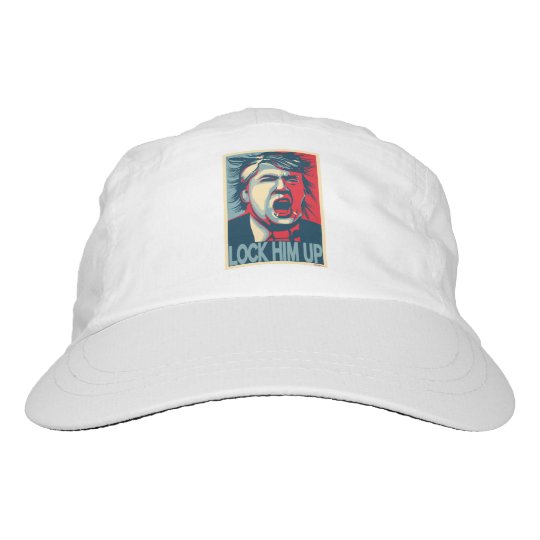 LOCK HIM UP Anti-Trump Hope Poster Hat | Zazzle.com