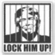 Lock Him Up! Anti-Trump Political Humor Sticker | Zazzle