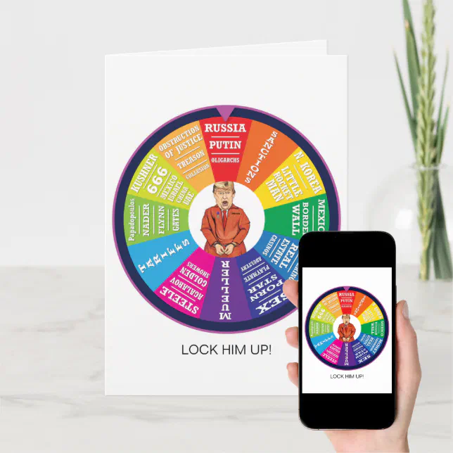 Lock Him Up Trump General Card | Zazzle