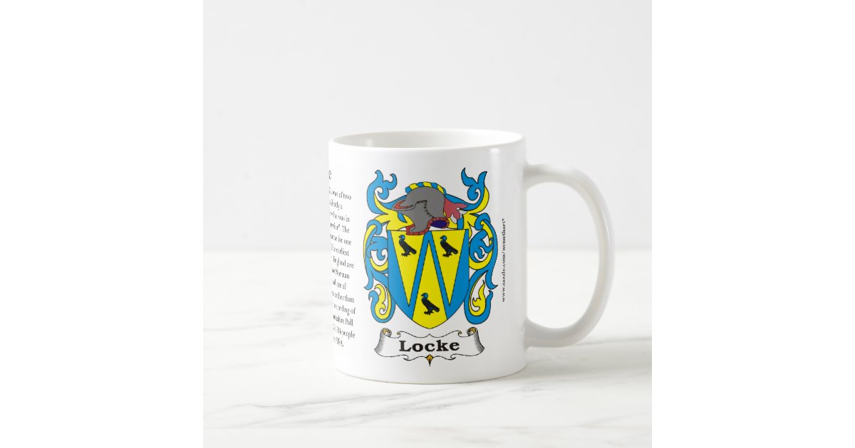 Locke Family Coat of Arms mug | Zazzle