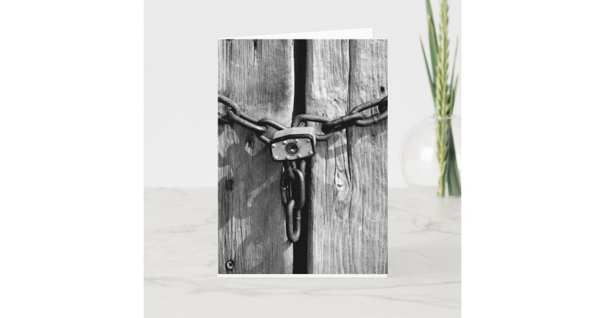 Locked! Card | Zazzle