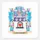 Lockhart Coat of Arms - Family Crest Square Sticker | Zazzle