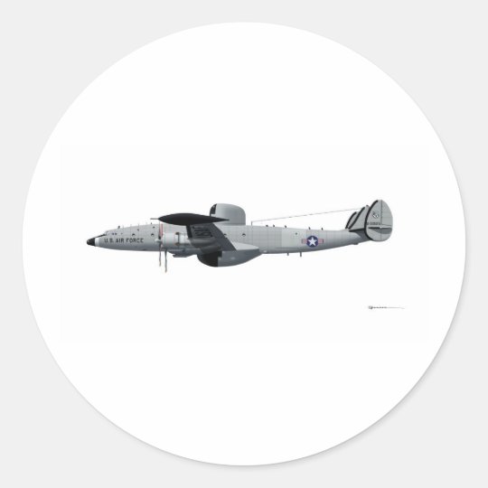 Lockheed EC-121 Warning Star "Triple Nickel" Classic Round Sticker ...