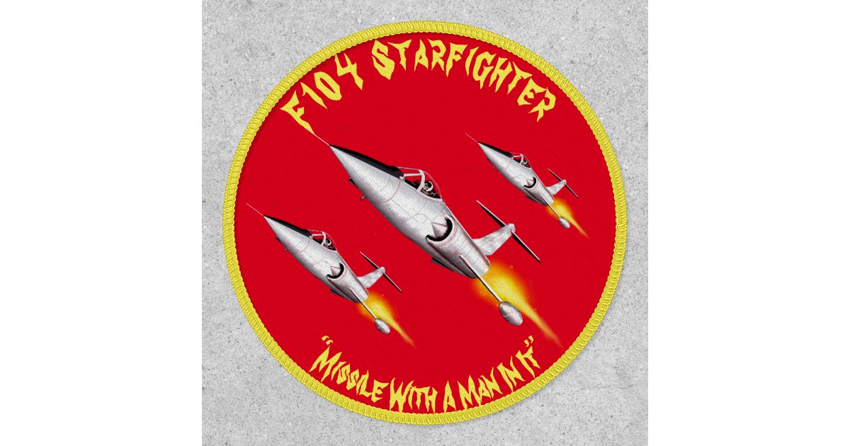 Lockheed F-104 Starfighter Patch | Zazzle