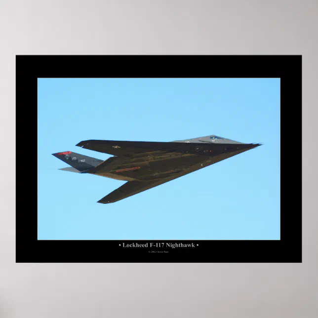 Lockheed F-117 Nighthawk Poster | Zazzle