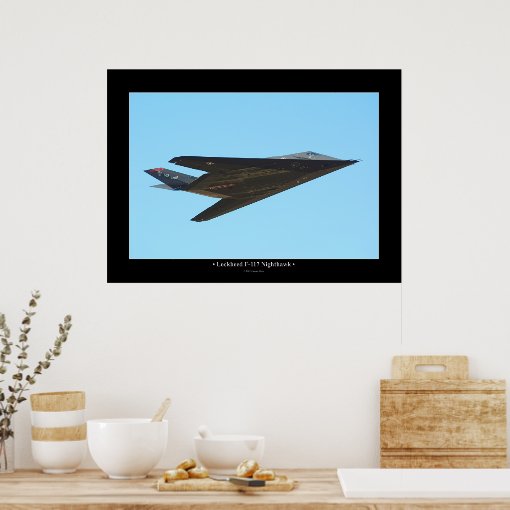 Lockheed F-117 Nighthawk Poster | Zazzle