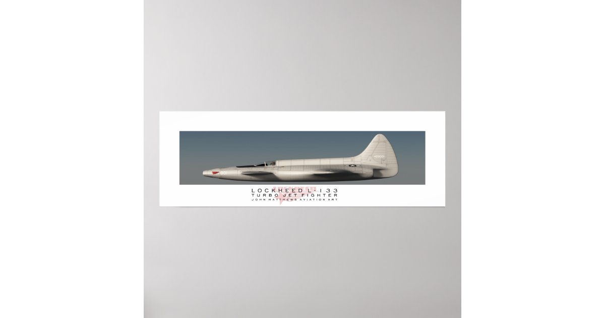 Lockheed L-133 Profile Poster | Zazzle