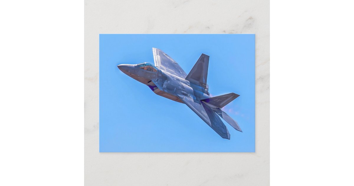 Lockheed Martin F-22A Raptor Postcard | Zazzle