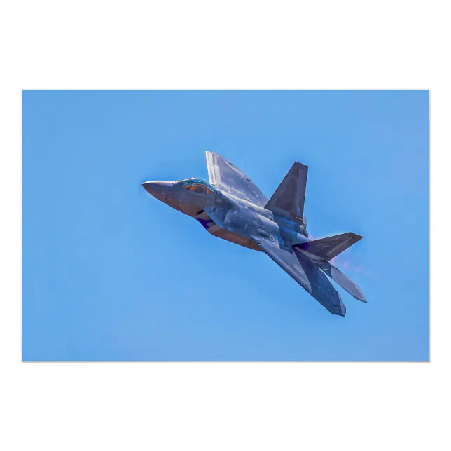 Lockheed Martin F-22A Raptor Poster | Zazzle