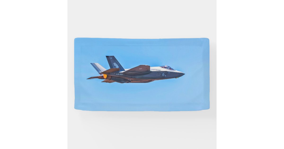 Lockheed Martin F-35A Lightning II Banner | Zazzle