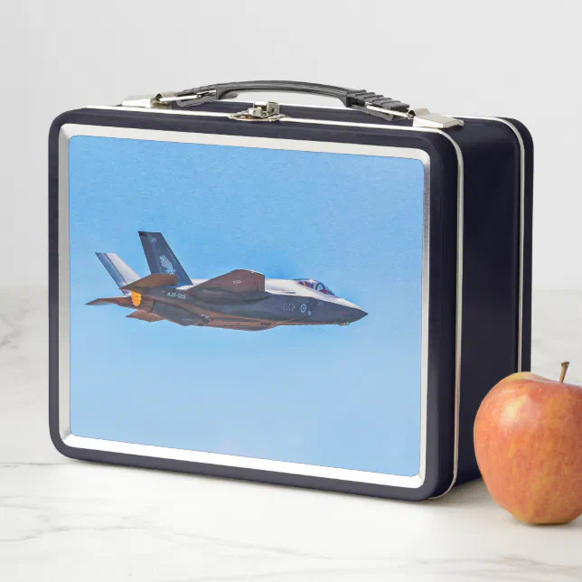 Lockheed Martin F-35A Lightning II Metal Lunch Box | Zazzle