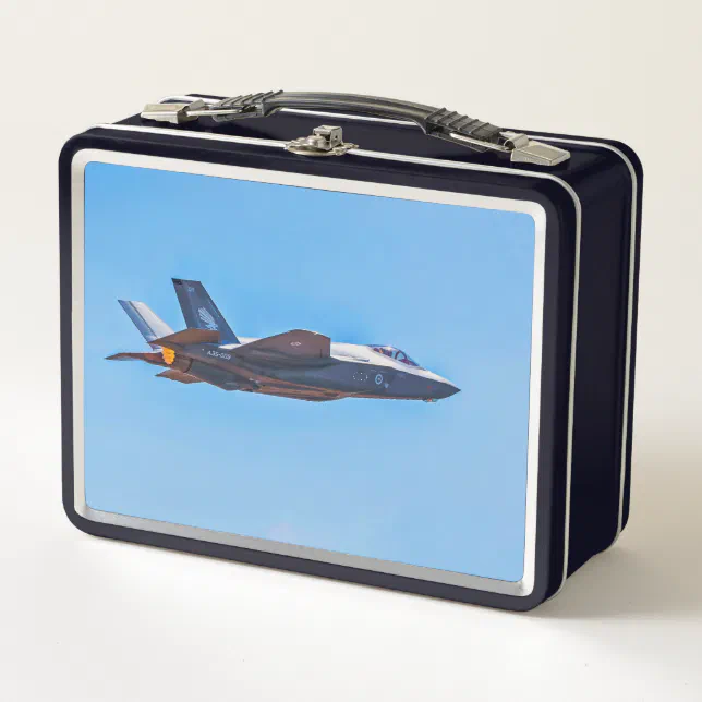 Lockheed Martin F-35A Lightning II Metal Lunch Box | Zazzle
