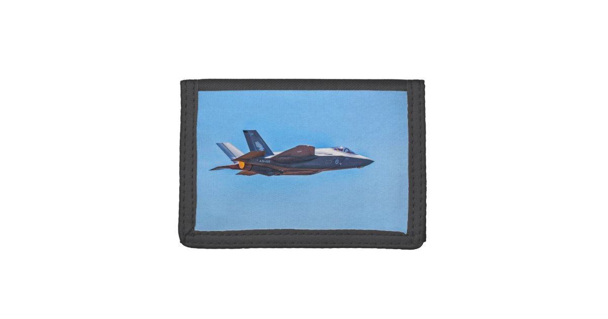 Lockheed Martin F-35A Lightning II Trifold Wallet | Zazzle
