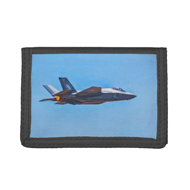 Lockheed Martin F-35A Lightning II Trifold Wallet | Zazzle