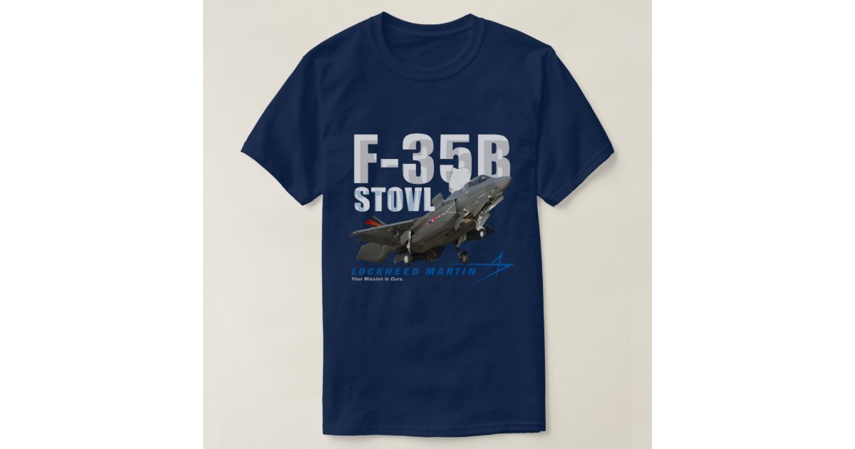 Lockheed Martin F-35B Lightning II Stealth Fighter T-Shirt | Zazzle