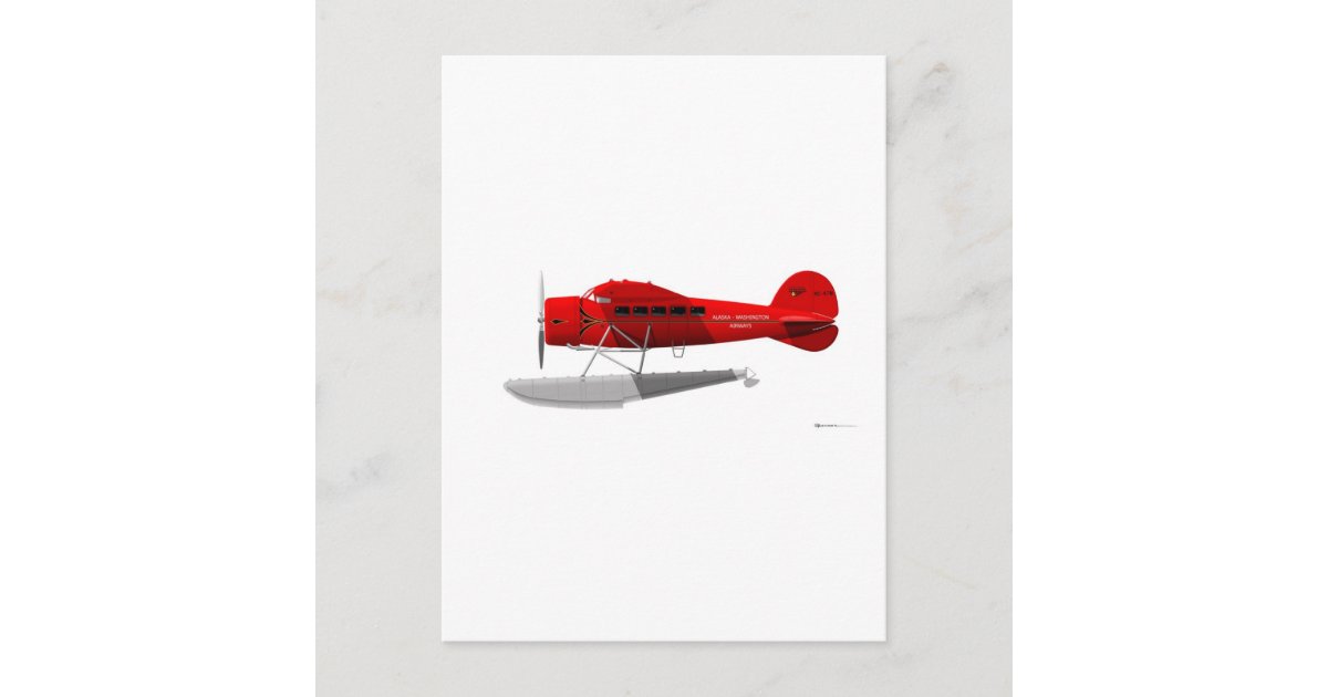 Lockheed Vega Float Plane Postcard | Zazzle