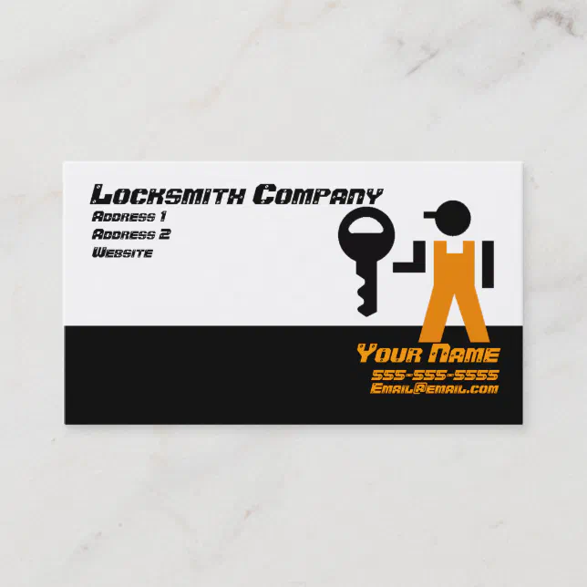Locksmith Business Card | Zazzle