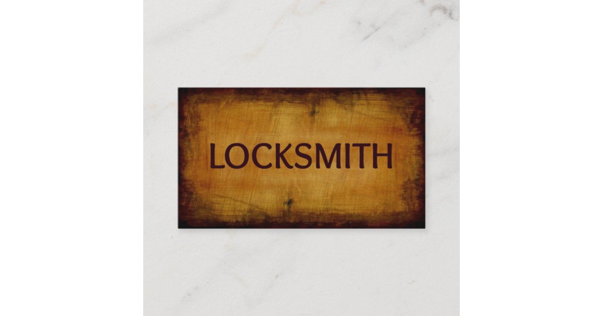 Locksmith Business Card | Zazzle