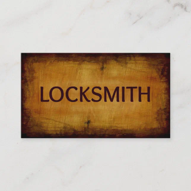 Locksmith Business Card | Zazzle