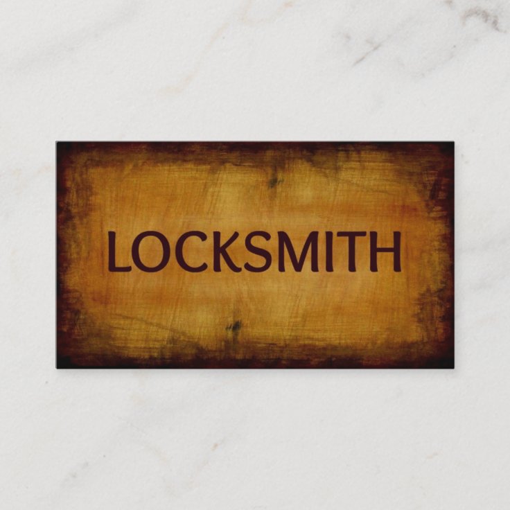 Locksmith Business Card | Zazzle