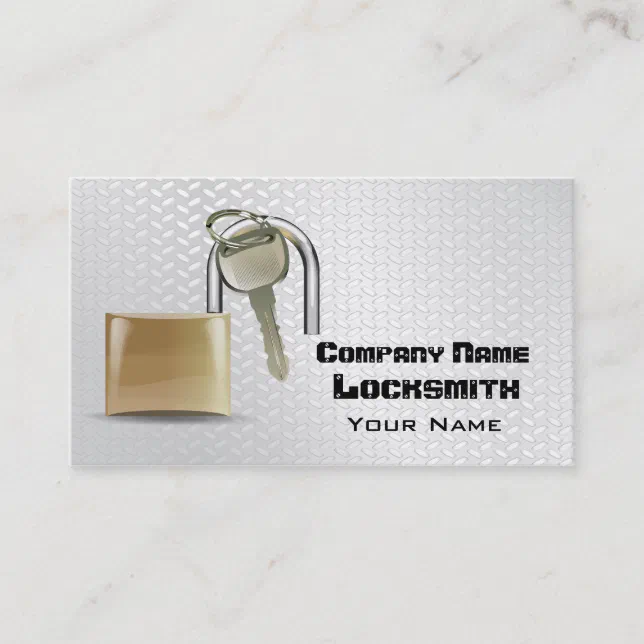 Locksmith Business Card | Zazzle