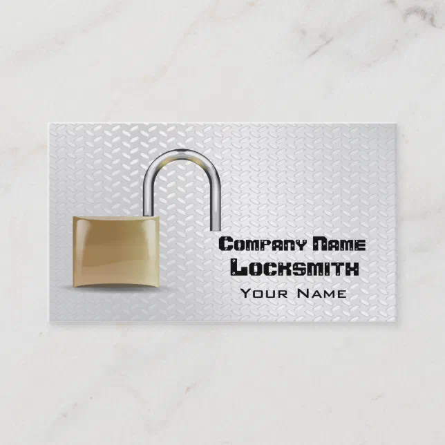 Locksmith Business Card | Zazzle