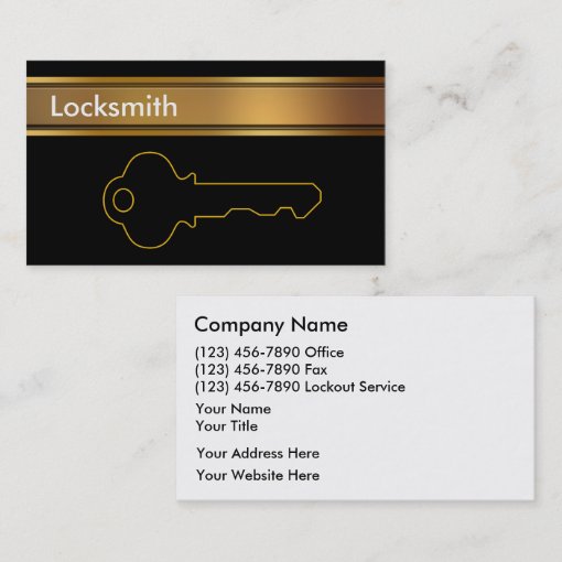 Locksmith Business Cards | Zazzle