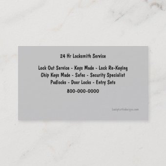 Locksmith Business Cards | Zazzle